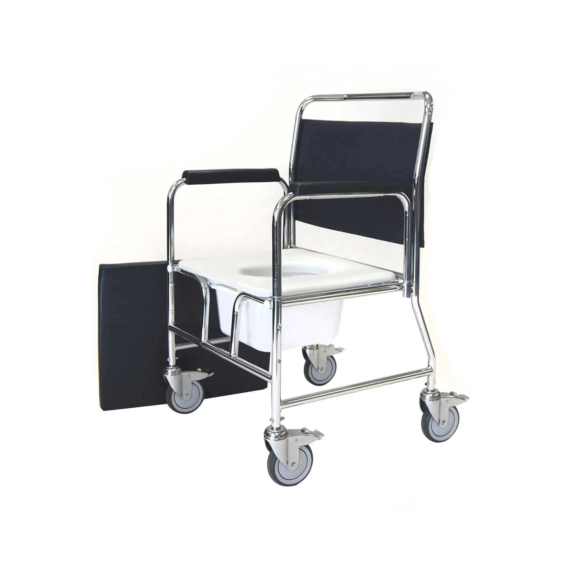 Roma Medical Heavy Duty Mobile Commode Chair – Capable Direct